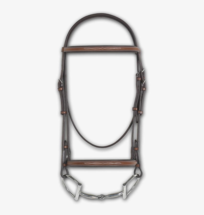 Pessoa Fancy Stitched Padded Wide Noseband Show Bridle - Brass ...