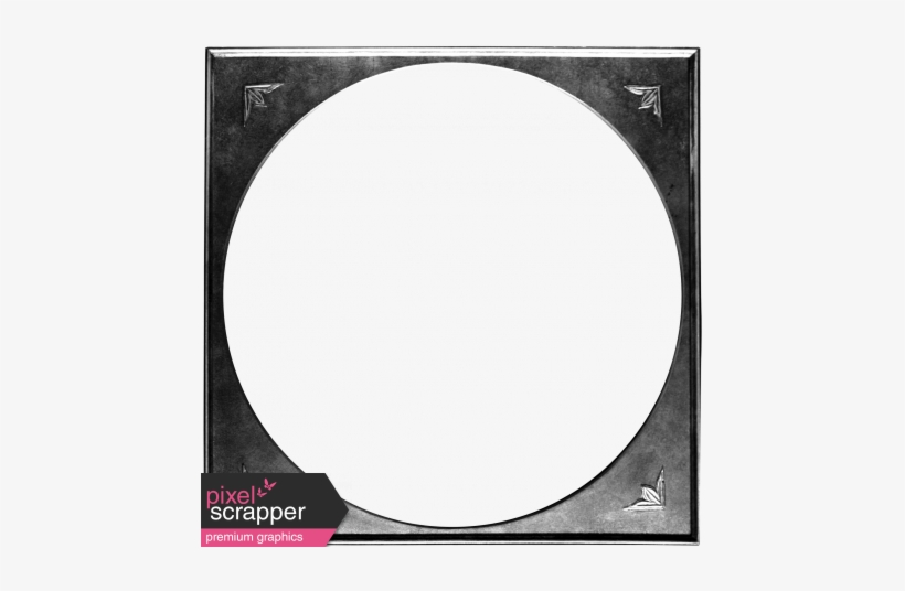 Metal Frame Template - Circle - 456x456 PNG Download - PNGkit