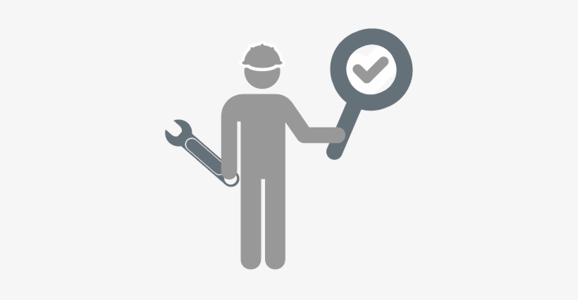 Inspection Png - Installation & Commissioning Icon - 357x346 PNG ...