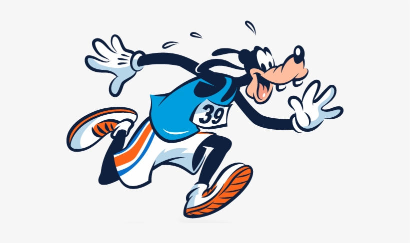 Cartoon Tired Runner Clipart