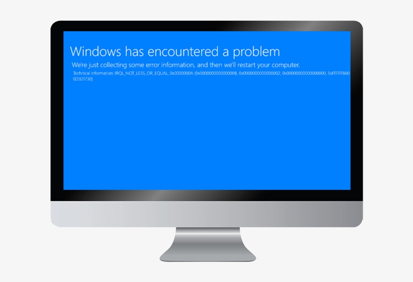 Data Encryption Blue Screen Of Death - Design - 650x505 PNG Download ...