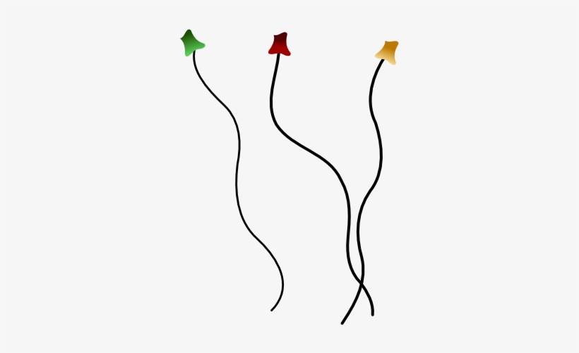 Balloon Strings Clipart - 462x598 PNG Download - PNGkit