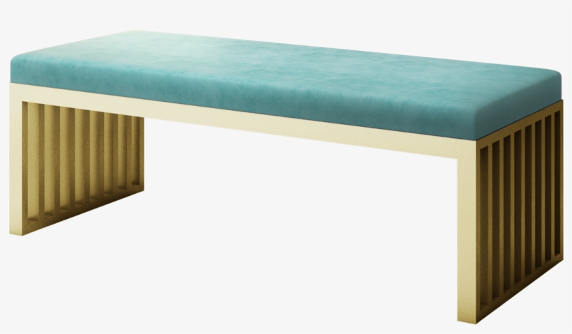 Sky Blue Velvet Bench Entryway Bench - Ahumada Luxury Upholstered Bench ...