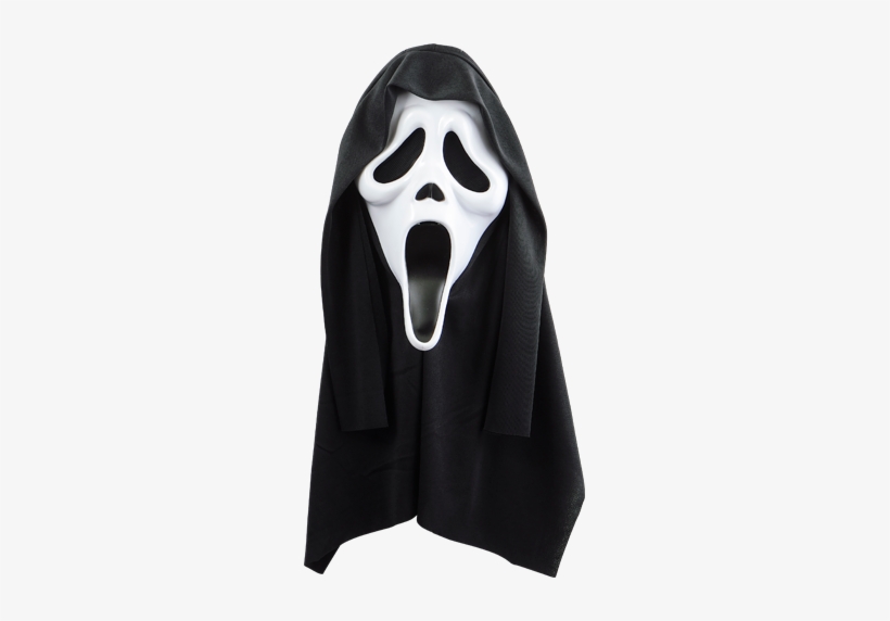 Download Transparent Scream Ghost Face Mask, White, Large - Scream ...
