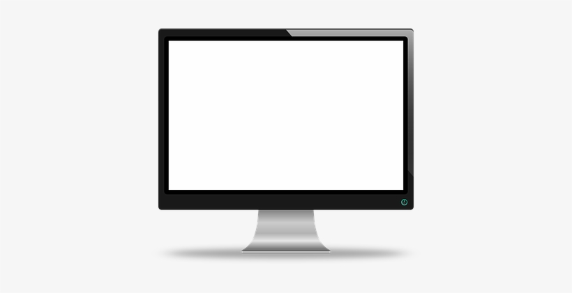 Screen Monitor Computer Pc Technology Inte - Monitor Black & White ...