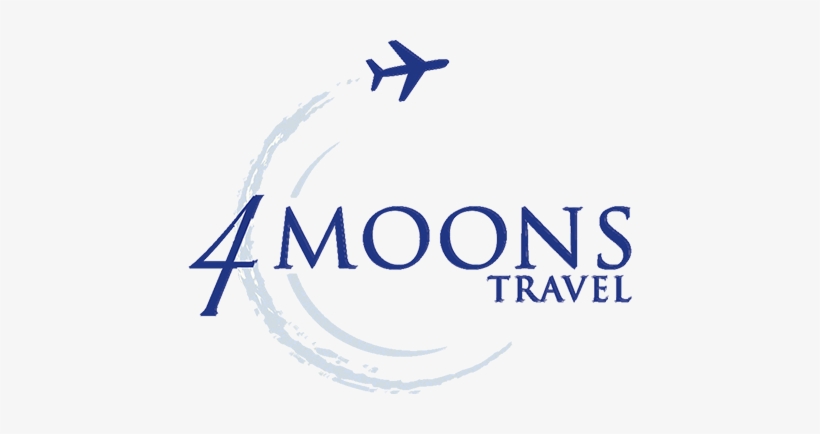 4 Moons Travel - 4 Moons Travel Logo - 444x354 PNG Download - PNGkit