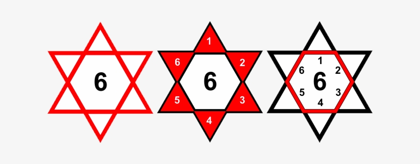 Six Pointed Star - Islam 6 Pointed Star - 650x243 PNG Download - PNGkit