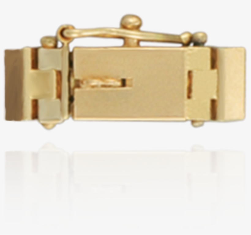 Download Transparent Box Clasps With Safety - Gold - PNGkit