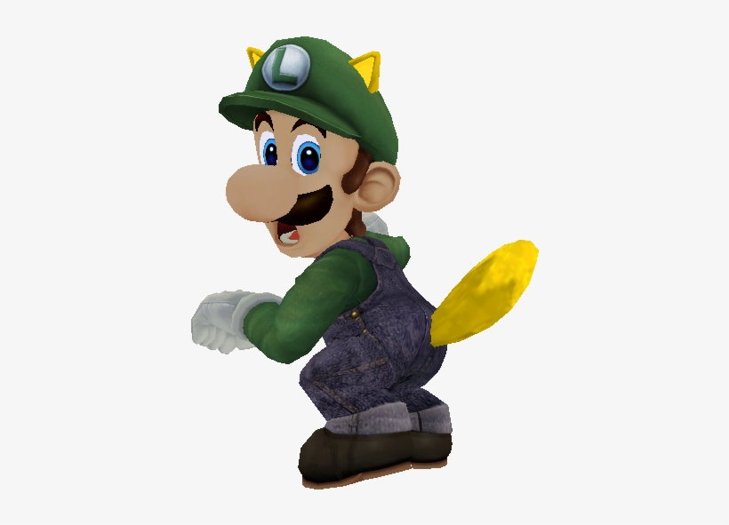 Donning Fox Ears And A Tail - Luigi Ears - 405x511 PNG Download - PNGkit