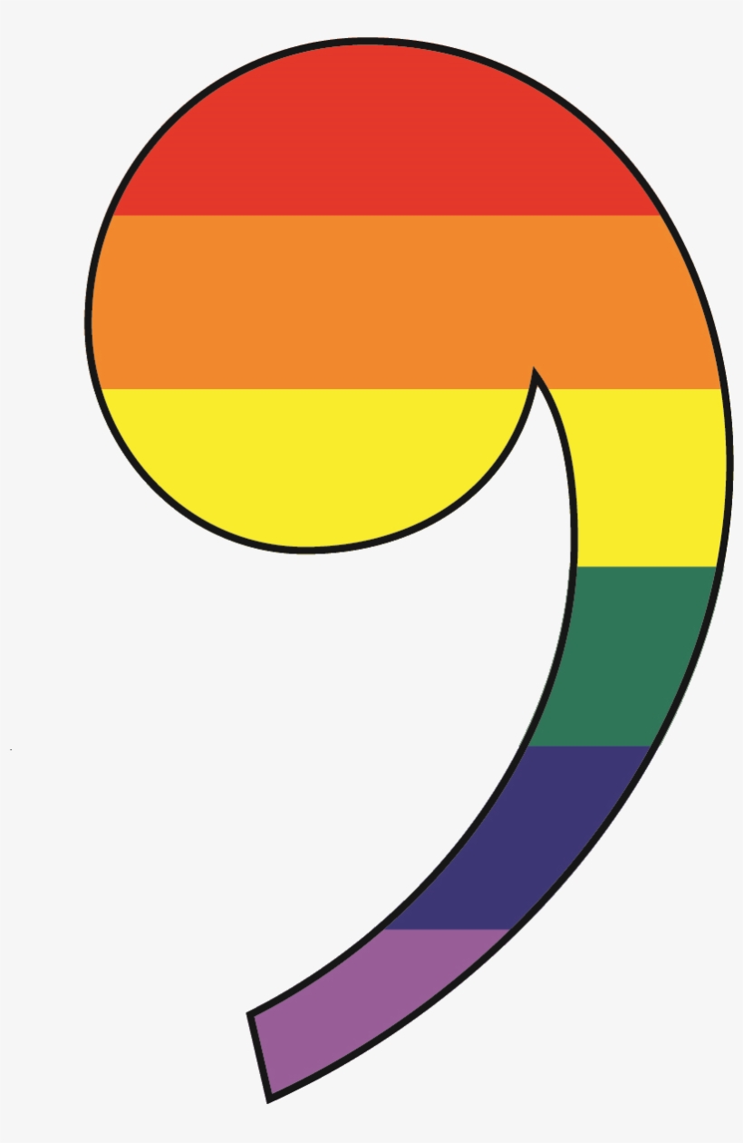Comma - Rainbowcomma - “ - Clip Art - 1024x1195 PNG Download - PNGkit