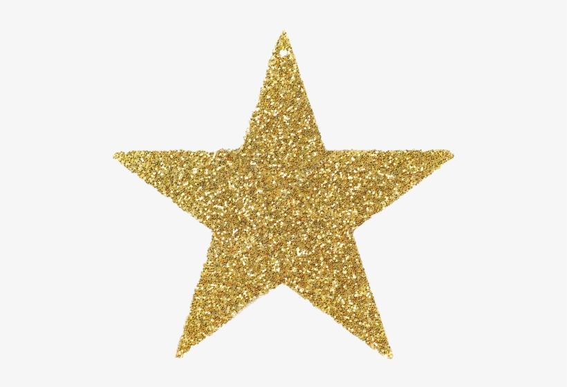 Glitter Gold Star Clipart - 495x480 PNG Download - PNGkit