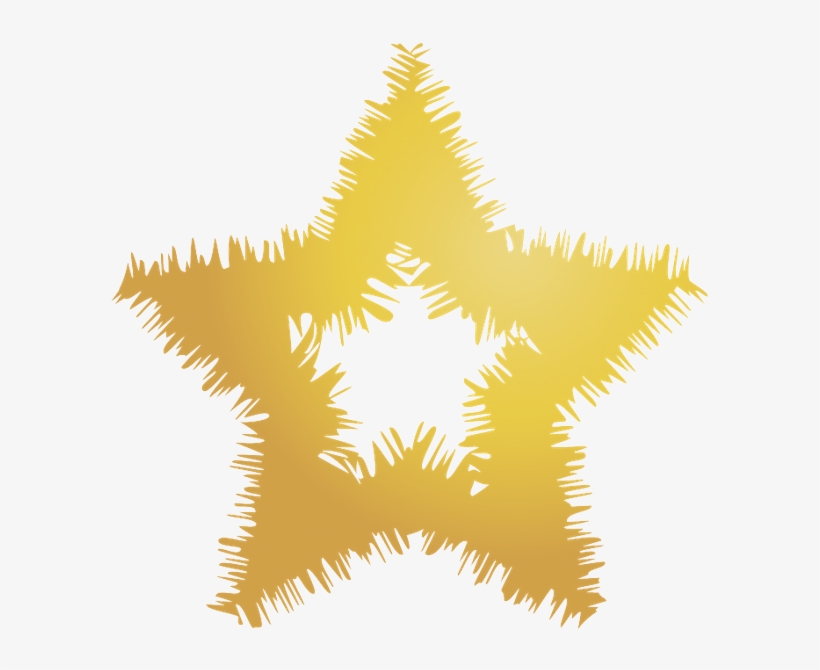 Золотая Звезда, Golden Star, Goldstern, Étoile D'or, - Illustration - 600x600 PNG Download - PNGkit