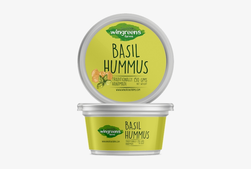 Basil Hummus - Wingreens Hummus - 500x500 PNG Download - PNGkit