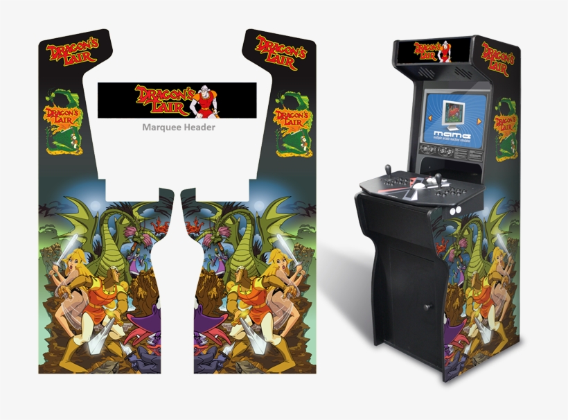 2 - Dragons Lair Arcade Cabinet - 800x552 PNG Download - PNGkit