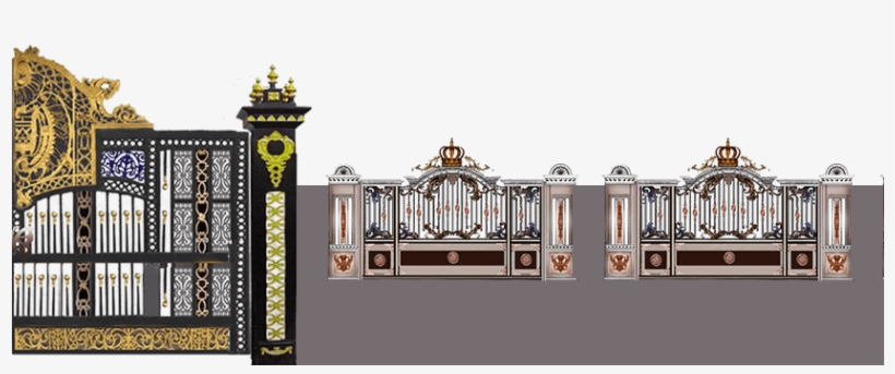 Royal Gate Design Chennai - Gate - 840x459 PNG Download - PNGkit