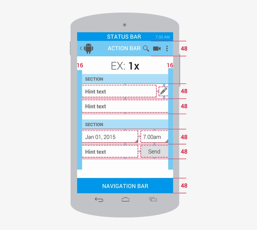Download Transparent Android Navbar Height - PNGkit