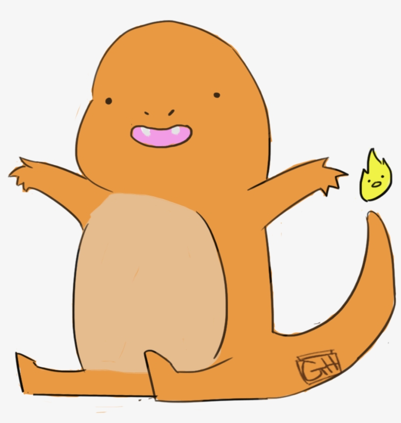 Download Transparent Charmander Vinyl Sticker - Sticker - PNGkit