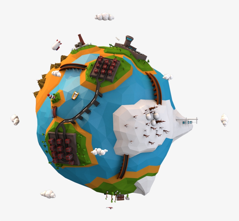 Low Poly Earth - Earth Low Poly - 960x960 PNG Download - PNGkit