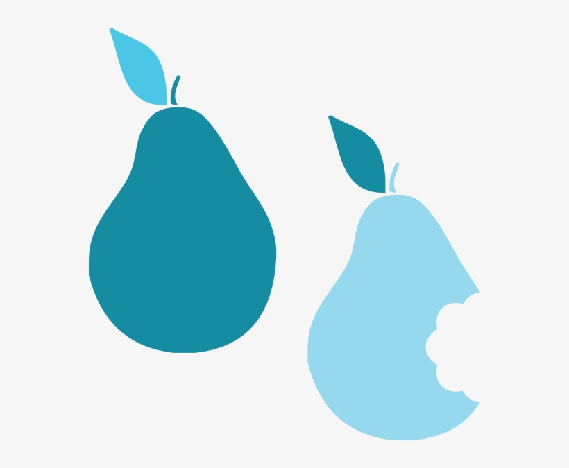 Small - Bitten Pear Clipart - 564x595 PNG Download - PNGkit
