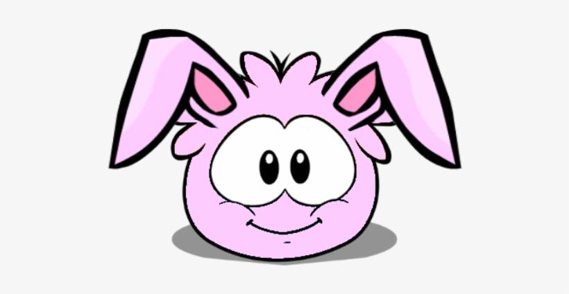 Easter Bunny Puffle - Bunny Ears Clip Art - 543x480 PNG Download - PNGkit