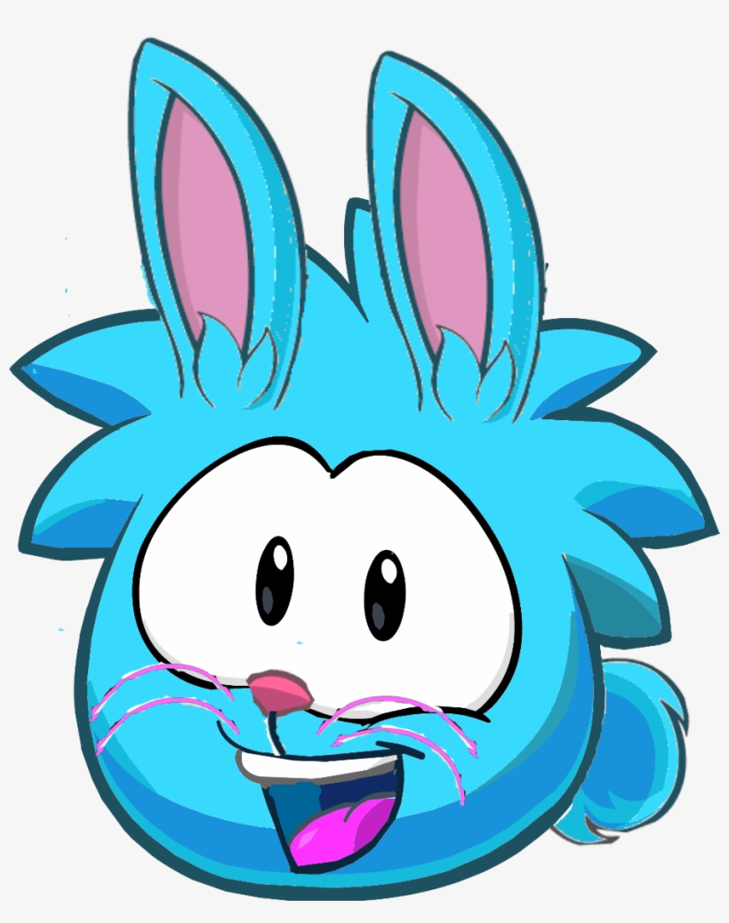 Blue Bunny Puffle1 - Portable Network Graphics - 1179x1144 PNG Download ...