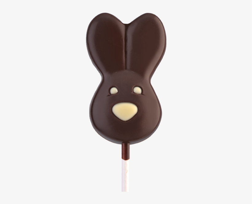 Lolly Head Of Rabbit - Chocolate - 600x600 PNG Download - PNGkit