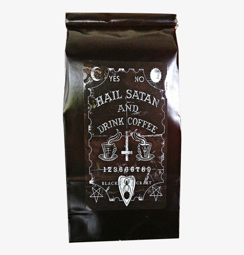 Hail Satan Drink Coffee - Tričko Pánské Black Craft - Hail Satan ...