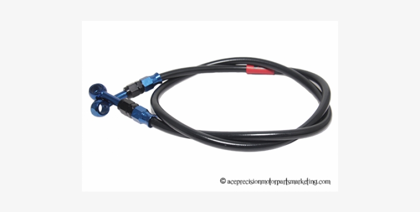 Disc Caliper Hose Front 1000mm Tr1 Black Blue - Usb Cable - 500x500 PNG ...