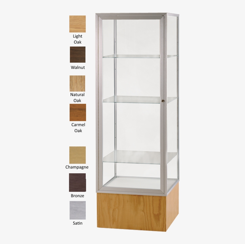 Keepsake Exhibit Tower Cases - 72"h Tower Locking Display Case ...