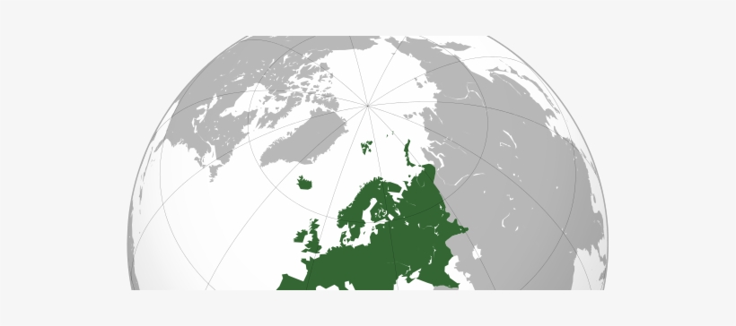 Europe Highlighted On World Map