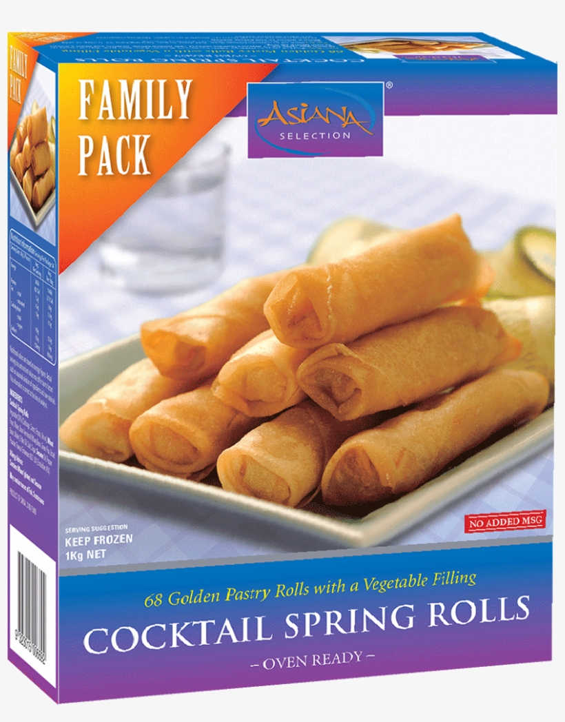 Download Transparent Asiana Cocktail Spring Rolls Family Pack 68 Pieces ...