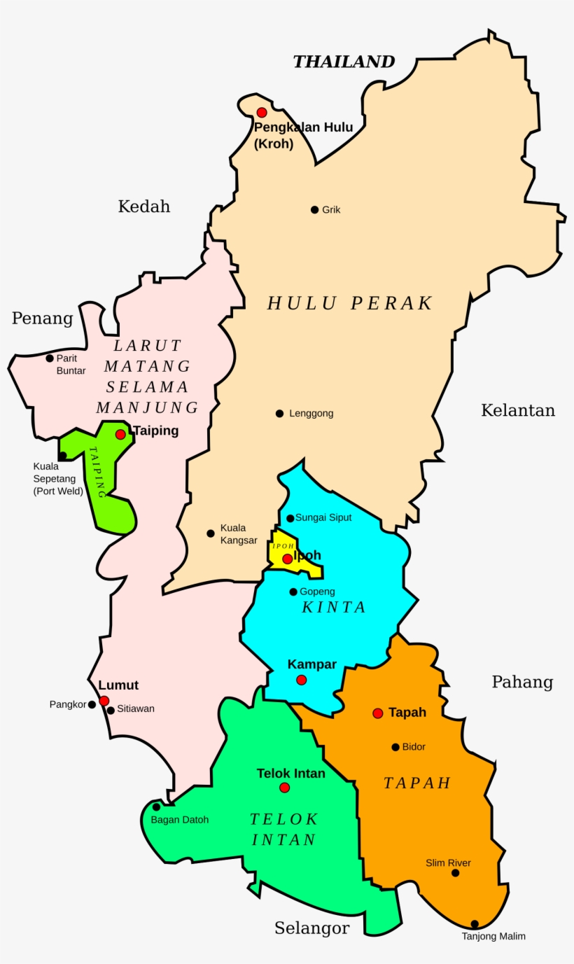This Free Icons Png Design Of Map Of Perak, Malaysia - 1471x2400 PNG ...