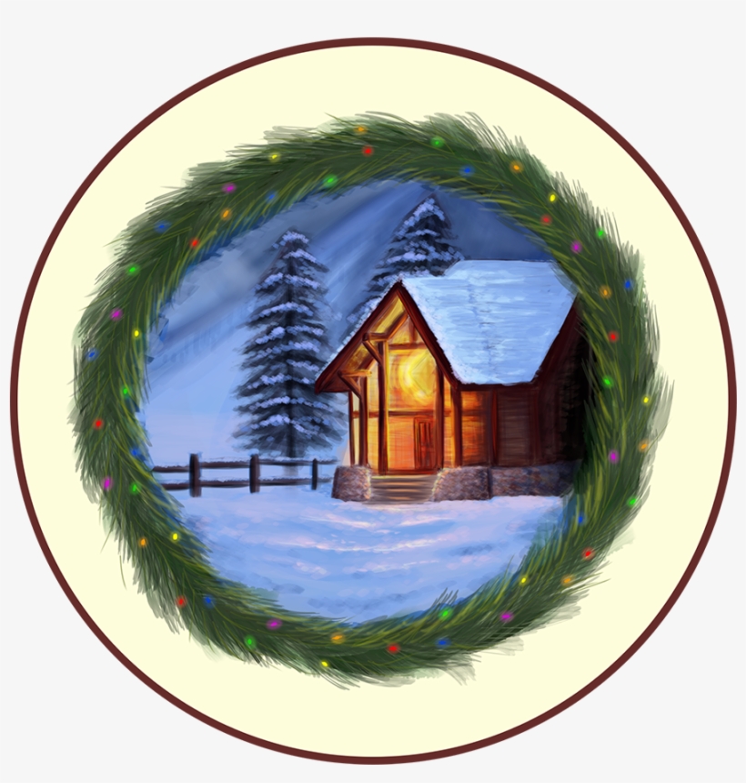 Winter Scene - 1000x1000 PNG Download - PNGkit