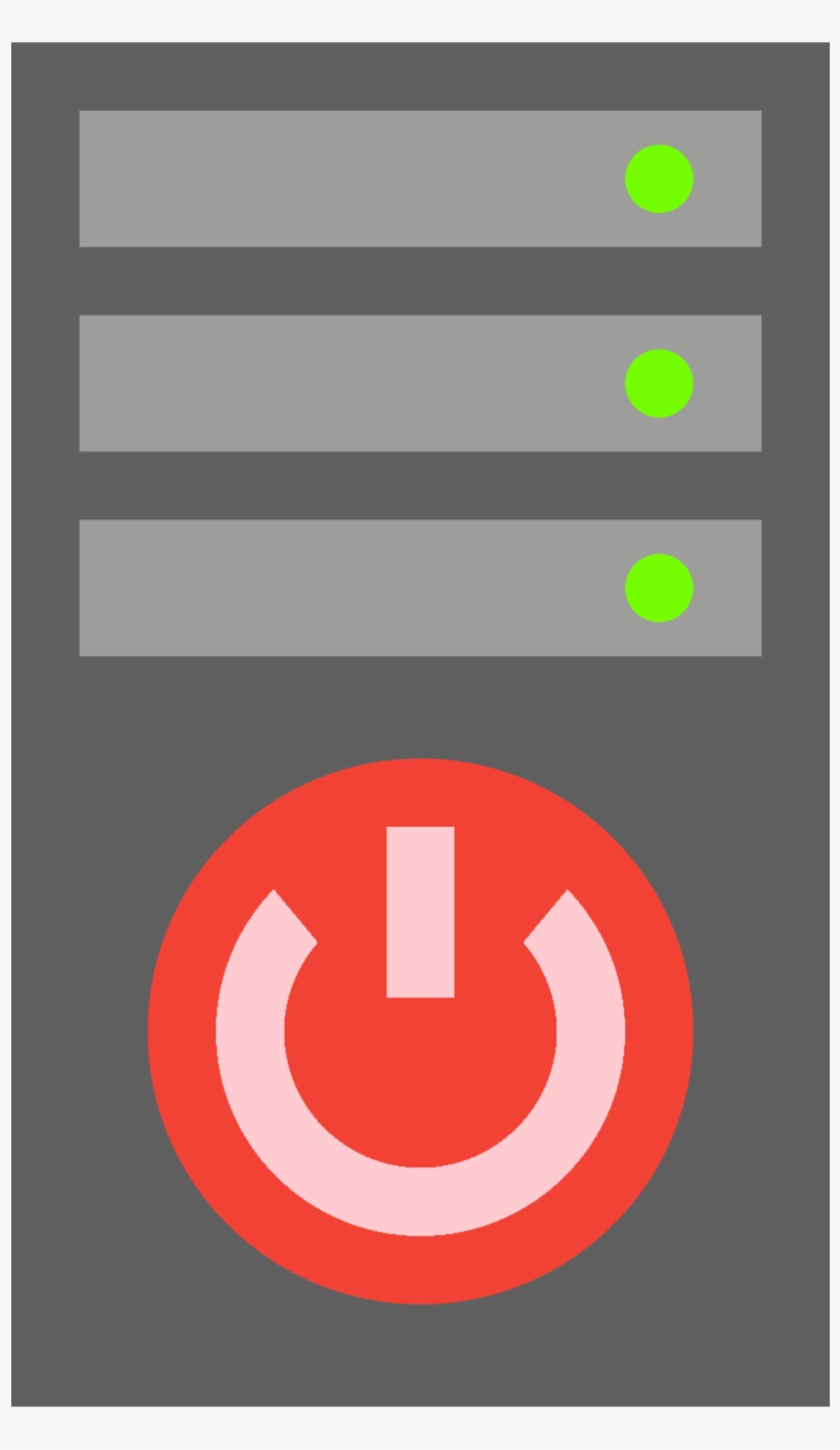 Server Shutdown Icon - Shutdown Server - 1600x1600 PNG Download - PNGkit