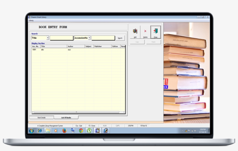 You Can Manage Library Card Entry - Book Entry Form - 970x567 PNG ...