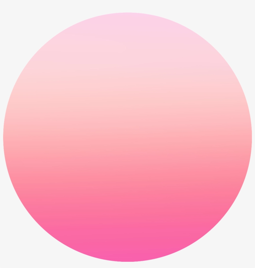 Download Transparent Circle Overlay Sticker Pink Gradient Fade ...