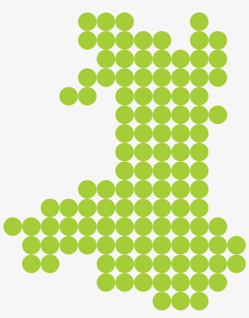 Wales Formed From Green Dots - Hama Beads Fish - 1200x1200 PNG Download ...