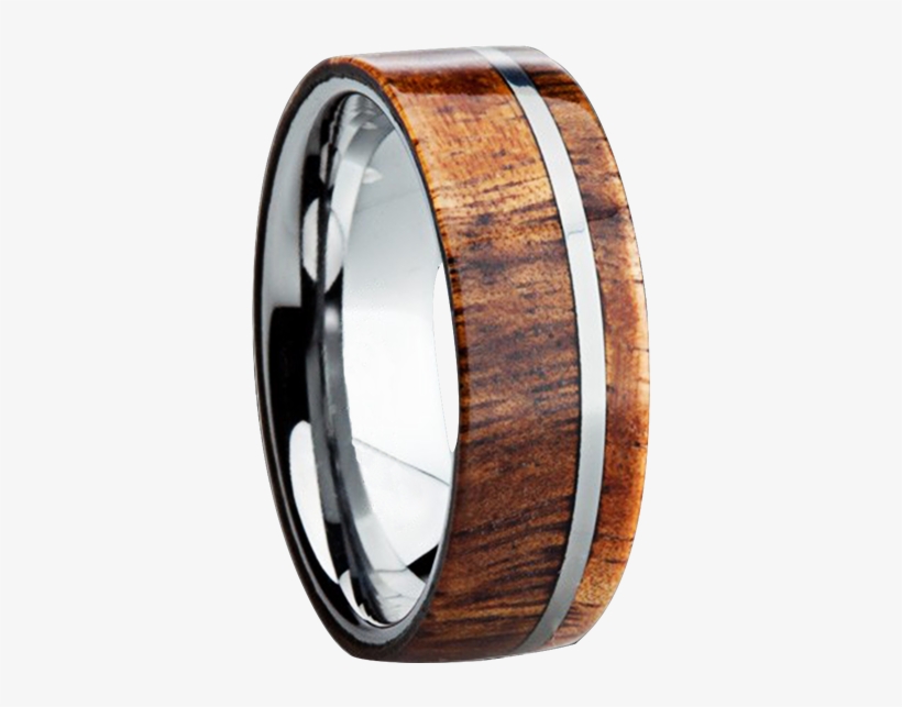 Mens Wood Inlay Wedding Rings - Men Wooden Wedding Rings - 603x600 PNG ...