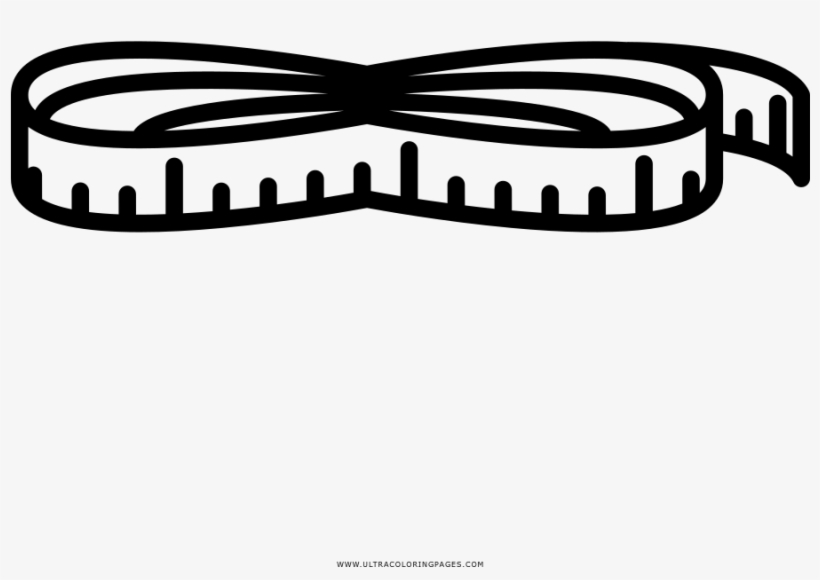 Tape Measure Coloring Page