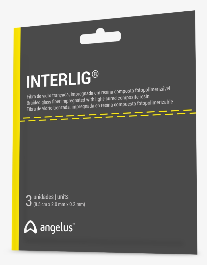 1808270201 Interlig 483 Embalagem - Angelus Interlig Fiber Splint - 1250x1800 PNG Download - PNGkit
