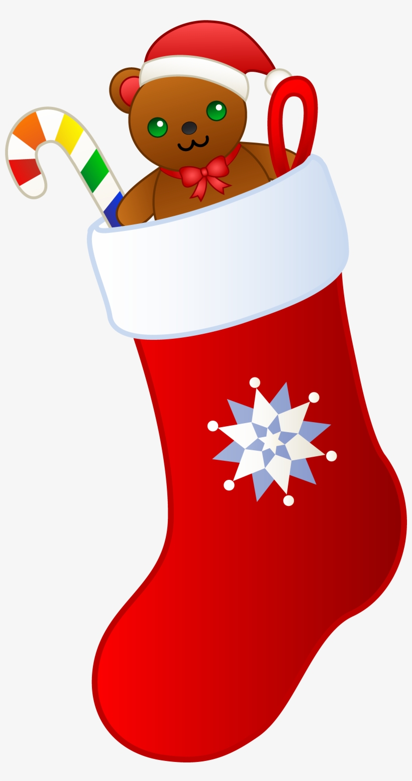 Watercolor Clipart Christmas Stocking - Stocking Clipart - 4037x7412 ...