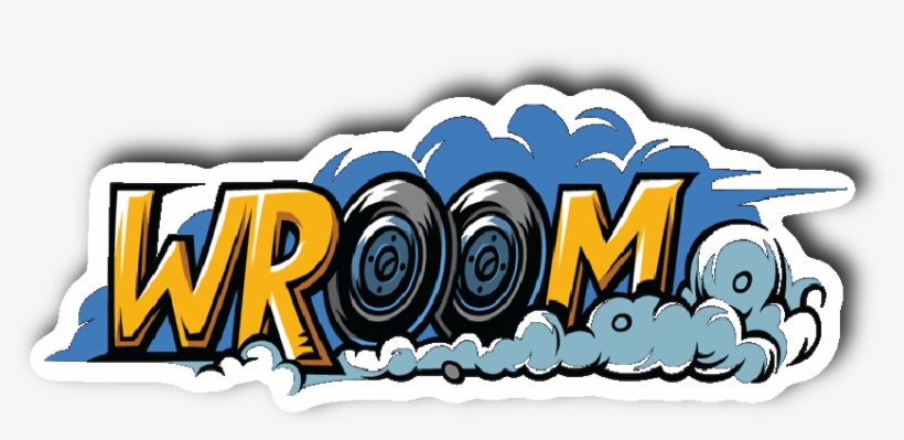 Download Transparent Wroom Wroom Sticker - Design - PNGkit