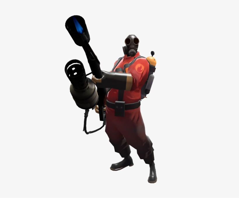 We're Currently On Day 2 Of The Pyromania Content Spree - Team Fortress 2 Pyro Render - 572x599 ...