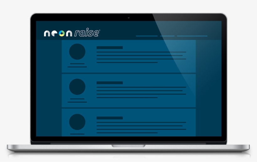 Download Transparent Neon Raise Laptop Mockup - Led-backlit Lcd Display ...