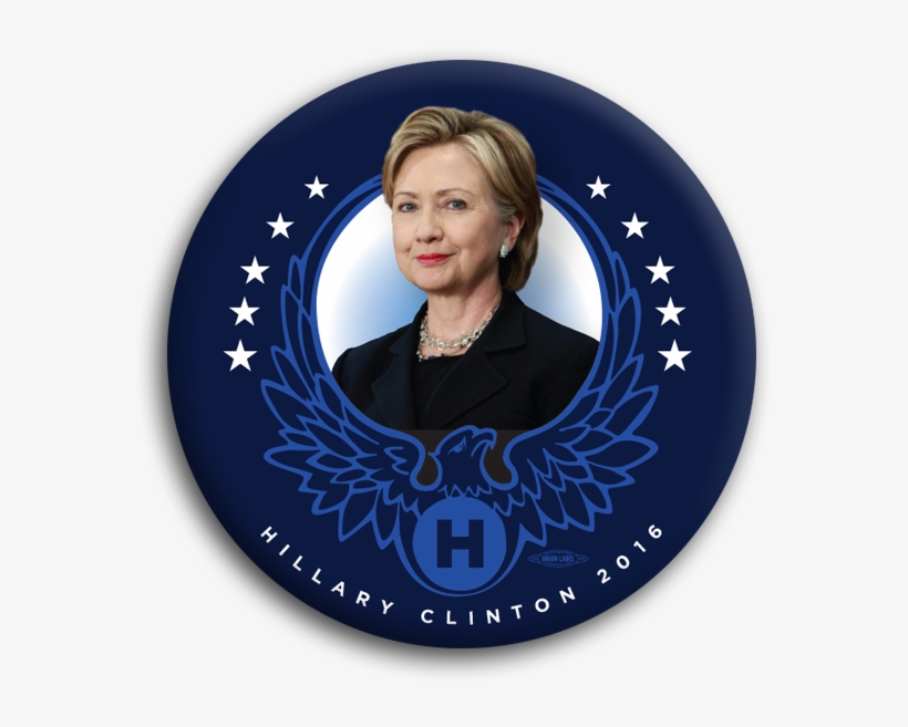 Hillary Clinton 2016 Eagle Photo Button - Hillary Clinton 3" Campaign ...