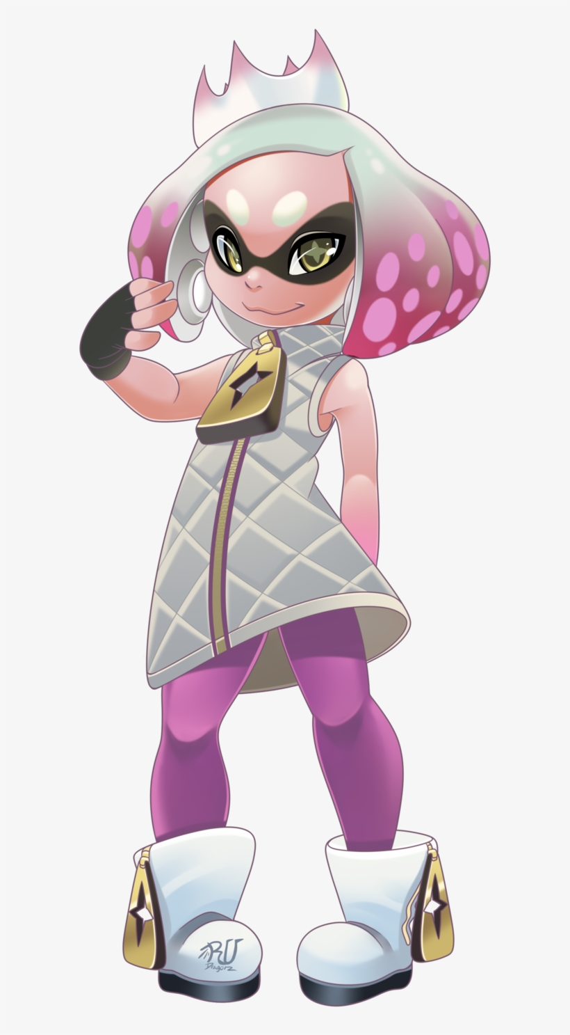 Splatoon 2 Pearl - Splatoon 2 Pearl Fan Art - 600x1412 PNG Download ...