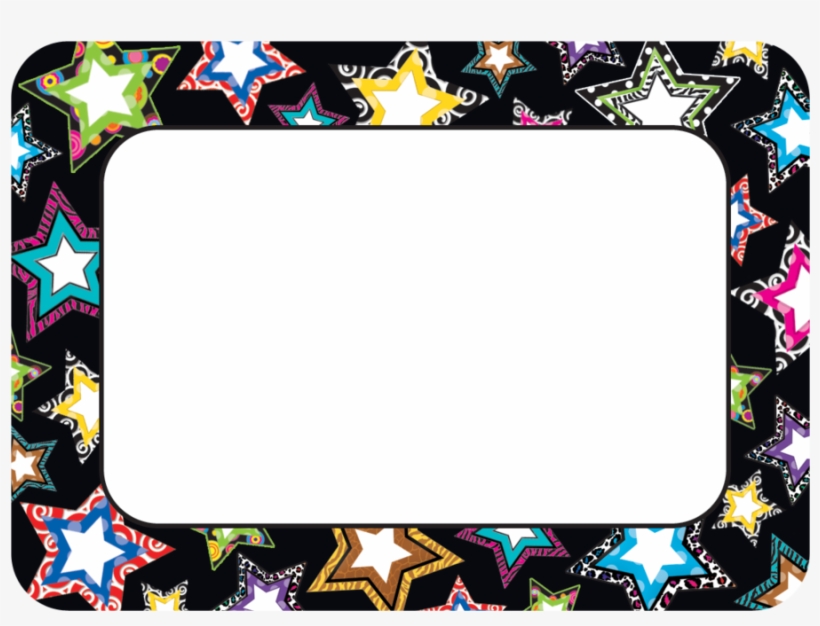 Fancy Stars Name Tags Labels Tcr5260 Teacher Created - Teacher Created ...