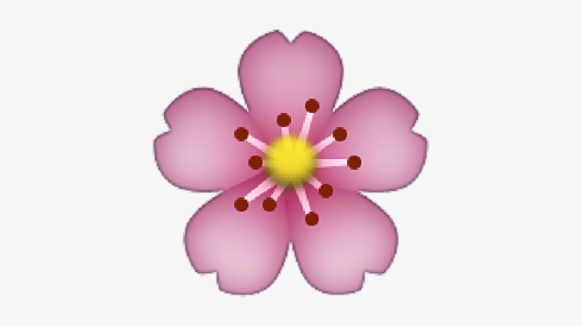 63 Images About On We Heart It - Flower Emoji Transparent Background ...