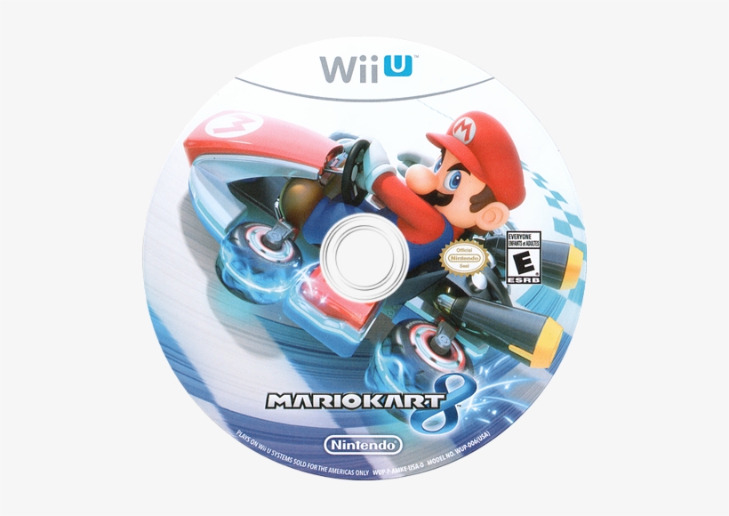 Mario Kart 8 Wiiu Disc - Nintendo Wii U - 500x500 PNG Download - PNGkit