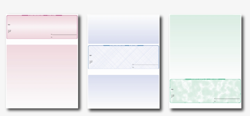 Download Transparent Business Cheques Available In Various Colour And ...